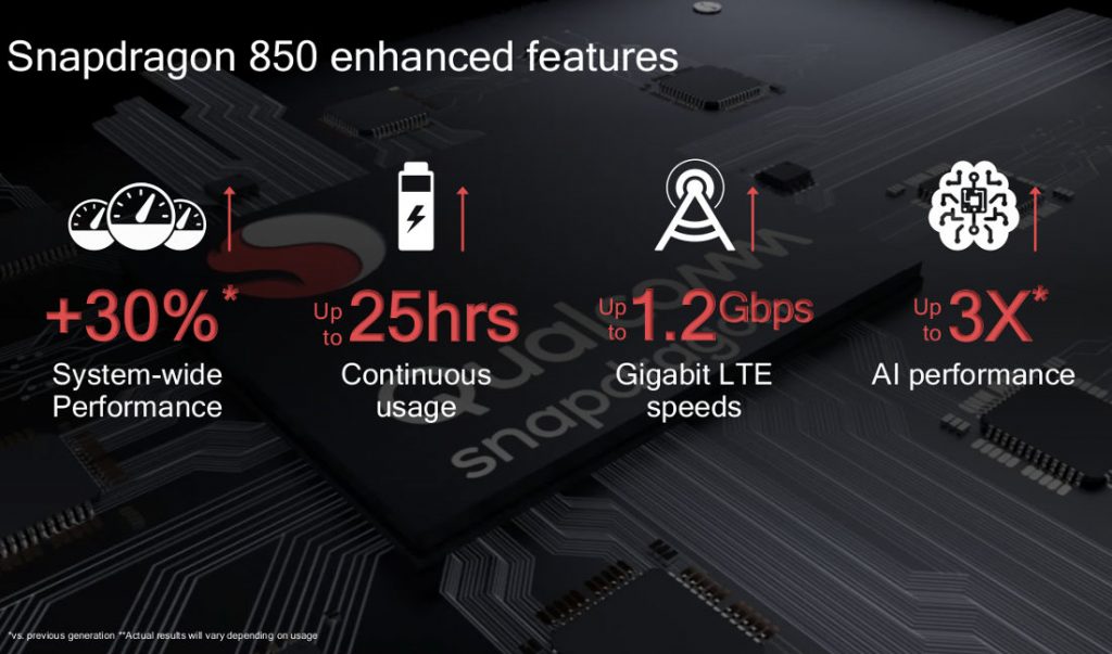 Snapdragon 850 ufficiale: prestazioni da urlo per i laptop e autonomia ...