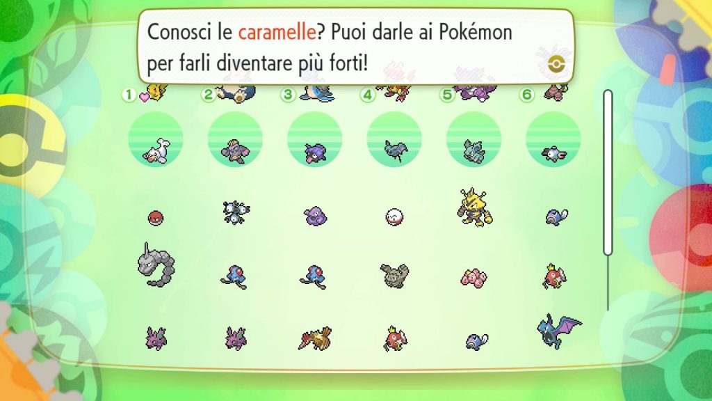 Pokémon Let’s Go, nuovi dettagli sulle caramelle e sui pokémon leggendari
