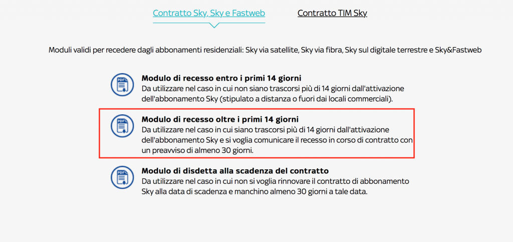 Come disidre Sky: guida e costi al recesso anticipato | TuttoTech.net