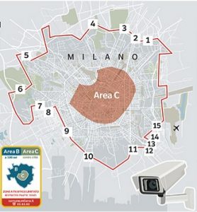 Area B Milano: come funziona, mappa, orari, divieti