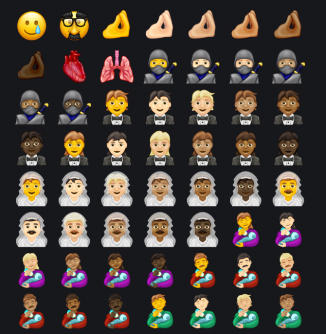 Emoji 13.0: le 117 nuove emoji in arrivo entro metà 2020