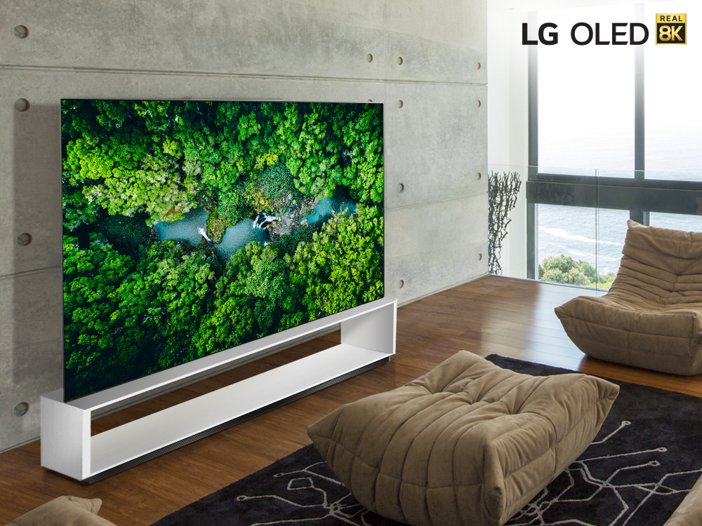 LG presenta la sua gamma di TV 8K al CES 2020