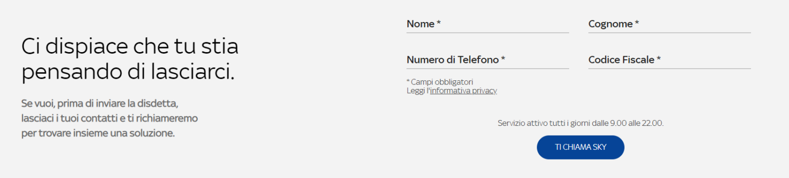 Come disdire Sky: guida e costi al recesso anticipato