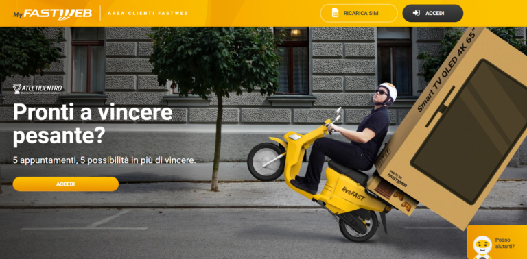 Fastweb LiveFAST mette in palio smart TV Samsung e PS4 Pro