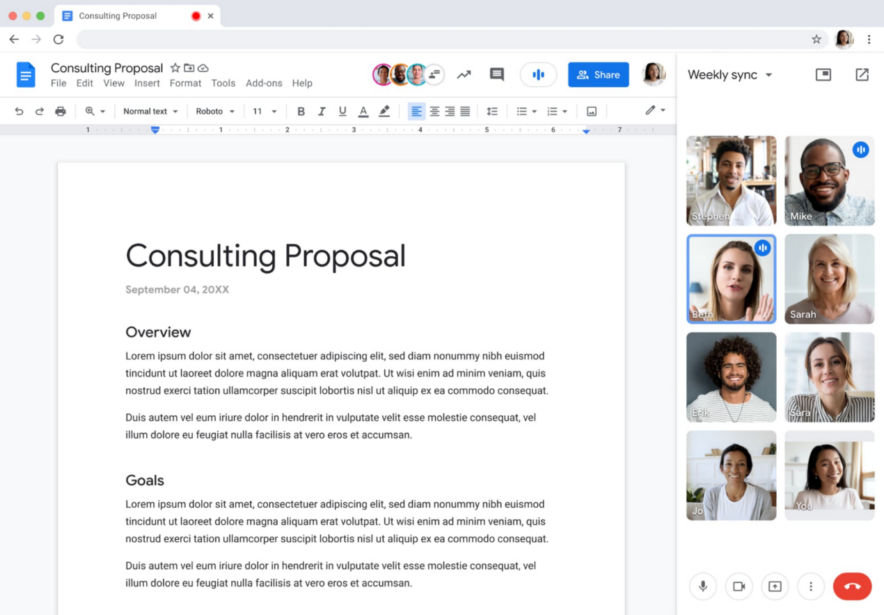 Il nuovo Google Workspace: novità per Meet, Doumenti e altro