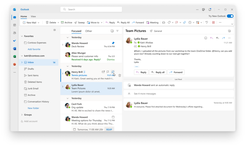 Microsoft punta alla produttività col nuovo Outlook Beta rilasciato per ...