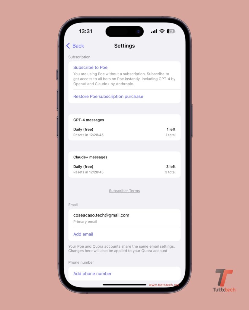Poe è l'app per usare ChatGPT in Italia su iPhone e desktop
