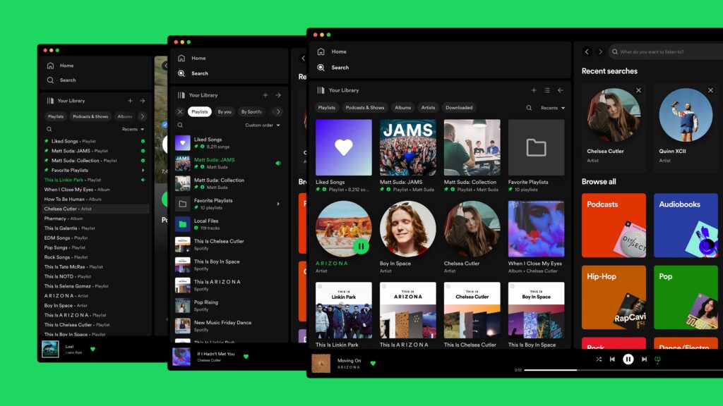 Spotify rinnova l'app desktop con la nuova barra laterale "La tua libreria"