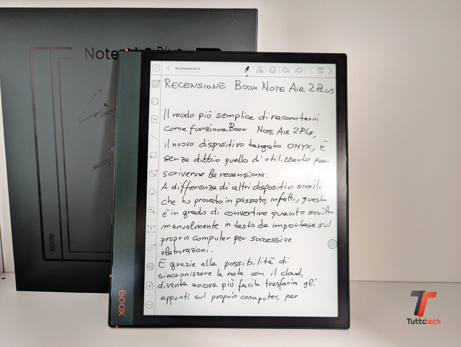 Recensione BOOX Note Air2 Plus, un e-reader che pensa in grande