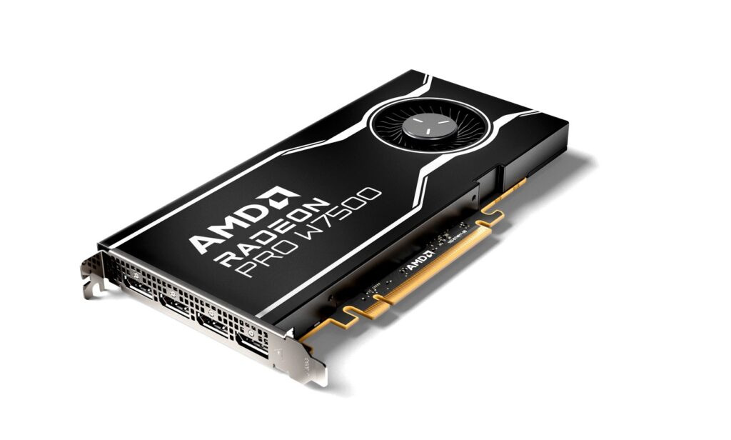AMD annuncia le GPU per workstation Radeon PRO W7500 e Radeon PRO W7600
