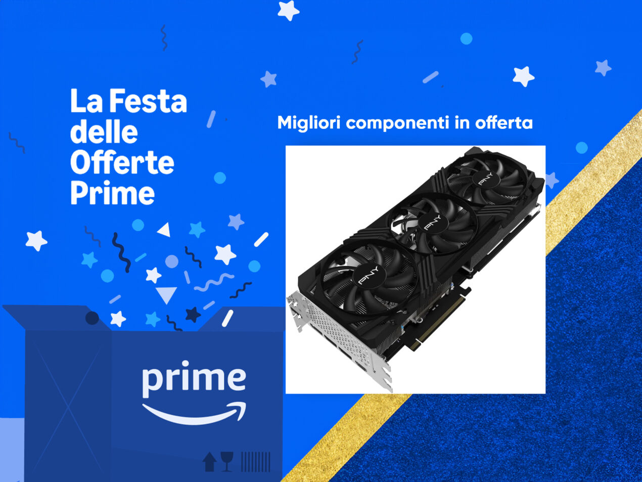 Amazon sconta tante componenti e periferiche PC alla Festa delle Offerte Prime