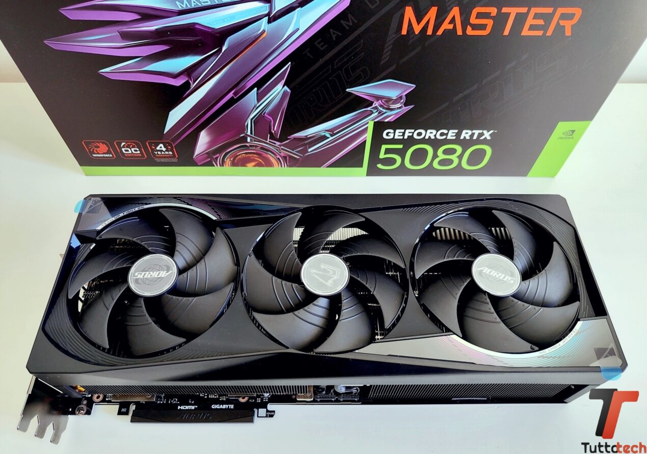 Recensione Gigabyte AORUS GeForce RTX 5080 MASTER: prestazioni e design ...
