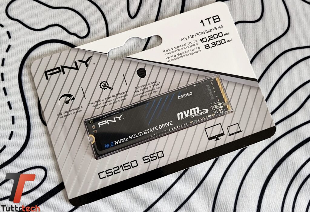 Recensione PNY CS2150 1 TB: tutti i benchmark del nuovo SSD PCI-E 5.0 M.2