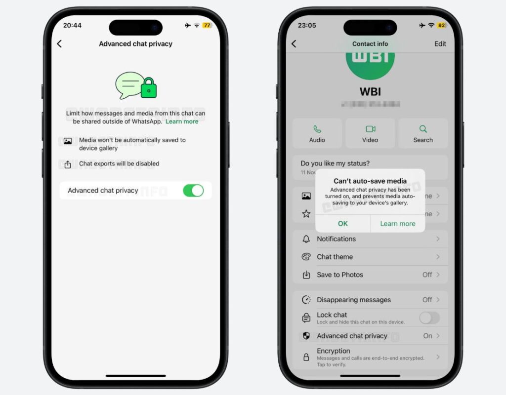 WhatsApp Beta si aggiorna su iOS e migliora la privacy