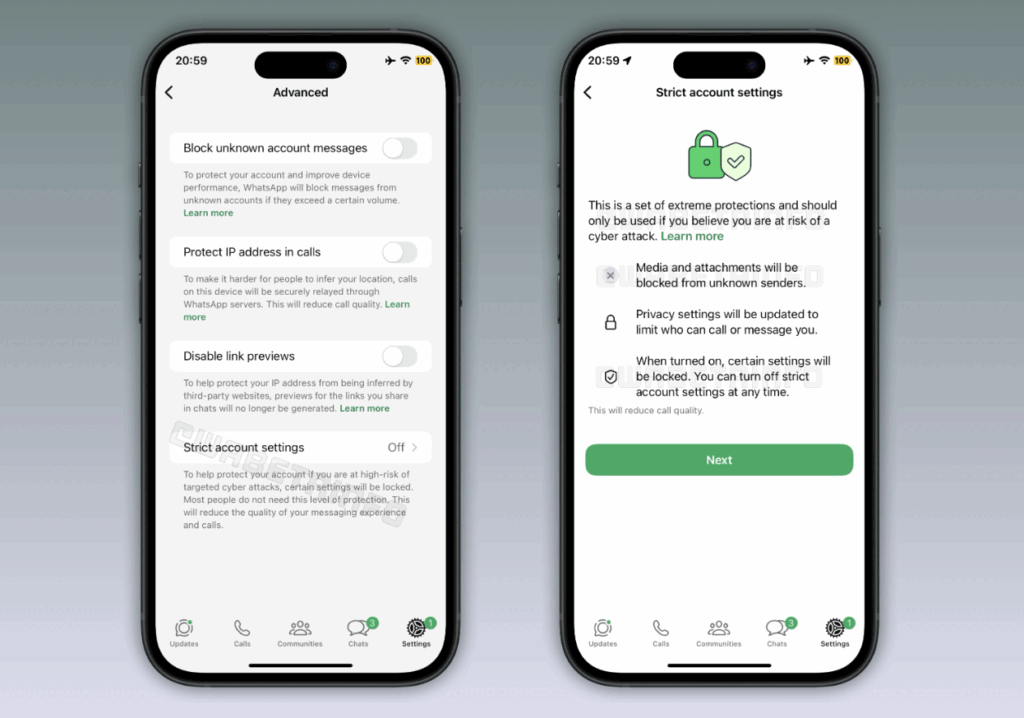 WhatsApp Beta prepara una nuova impostazione per aumentare la sicurezza ...