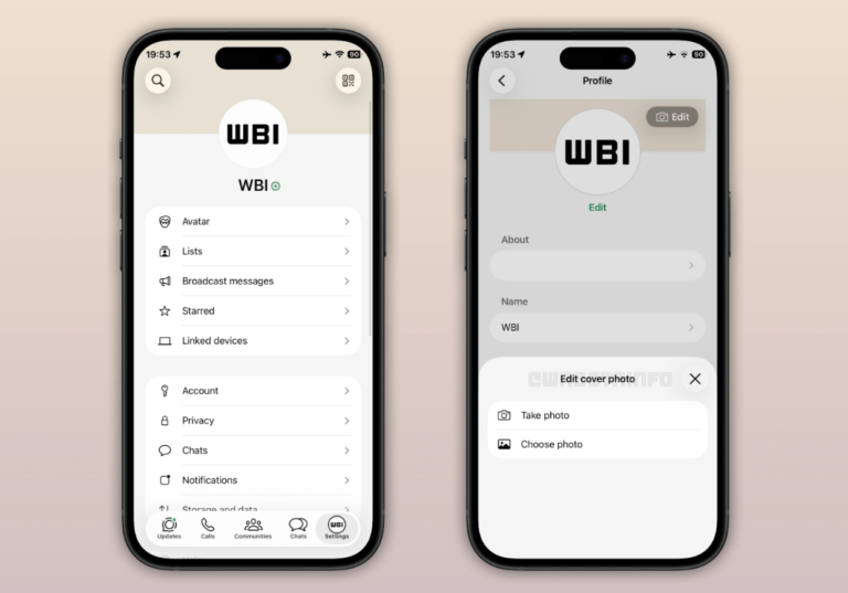 WhatsApp Beta introduce su iOS la foto di copertina del profilo