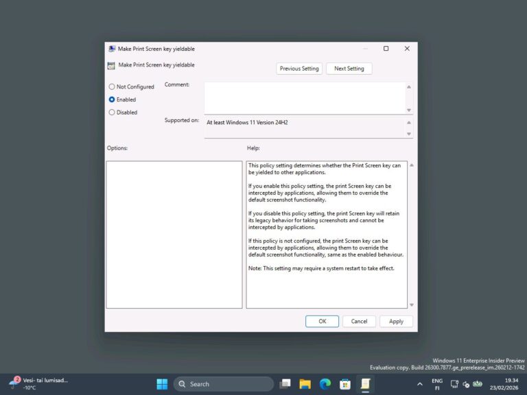 Windows 11 cambia (di nuovo) il tasto Stamp per dare maggiore controllo ...